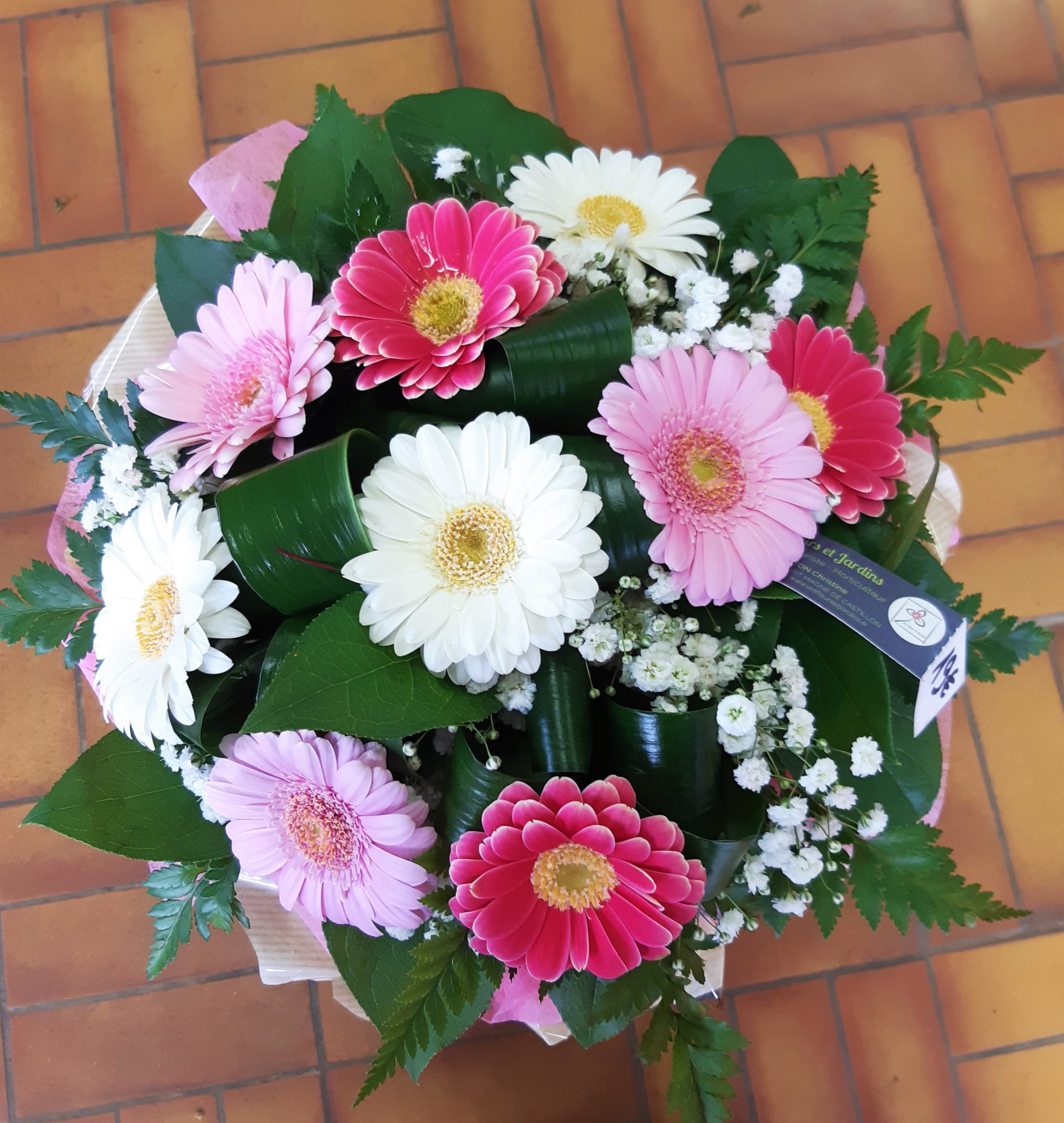 Bouquet bulle de germinis - Art Fleurs et Jardins