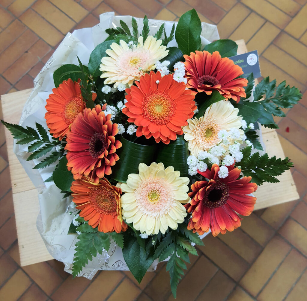 Bouquet bulle de germinis - Art Fleurs et Jardins